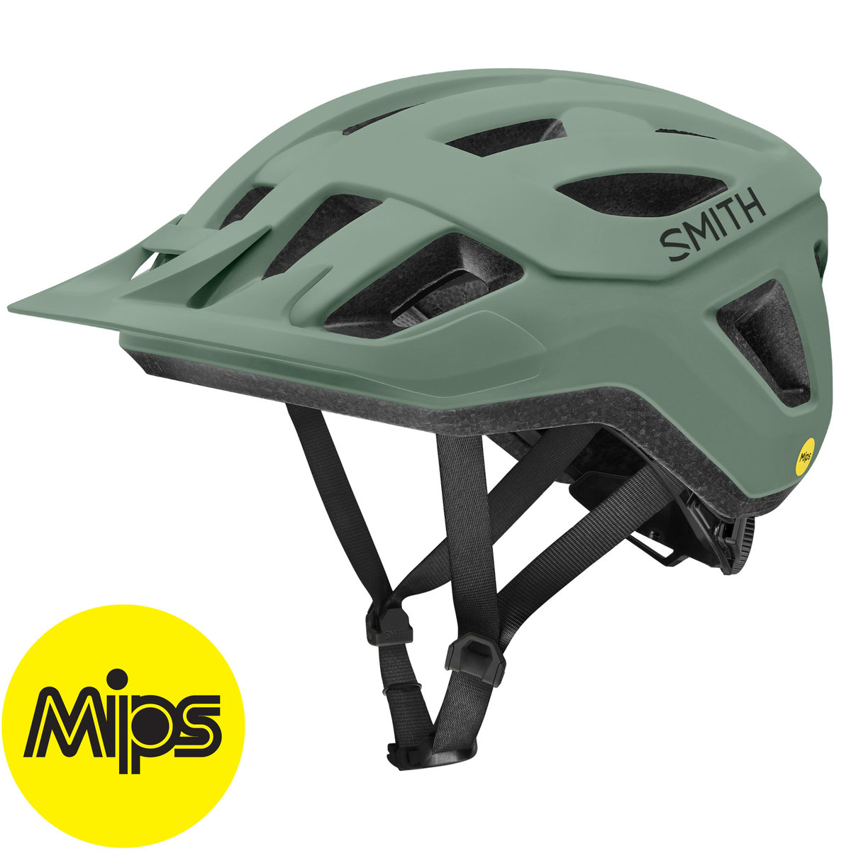 SMITH CONVOY MIPS Kask Rowerowy z daszkiem MTB Zielony (Matte Juniper ...