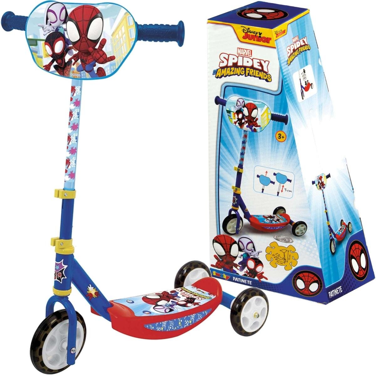 SMOBY, Trójkołowa hulajnoga, Spidey - Smoby | Sklep EMPIK.COM