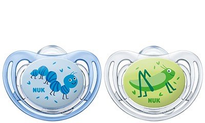 Smoczek uspokajający silikonowy 6-18 m Freestyle 2 szt. - Nuk | Sklep EMPIK.COM