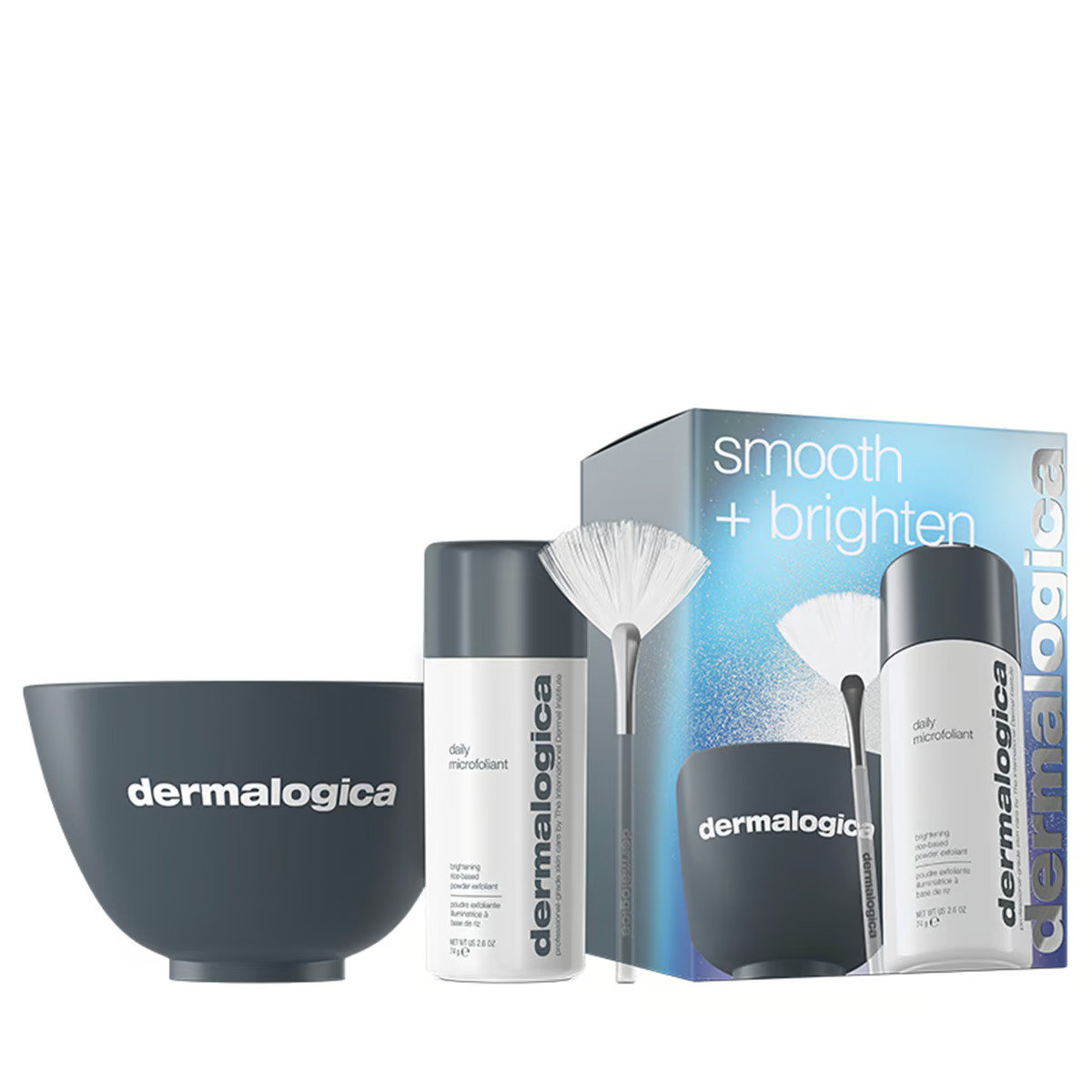 Smooth + Brighten Set Dermalogica: Daily Microfoliant, Exfoliating ...