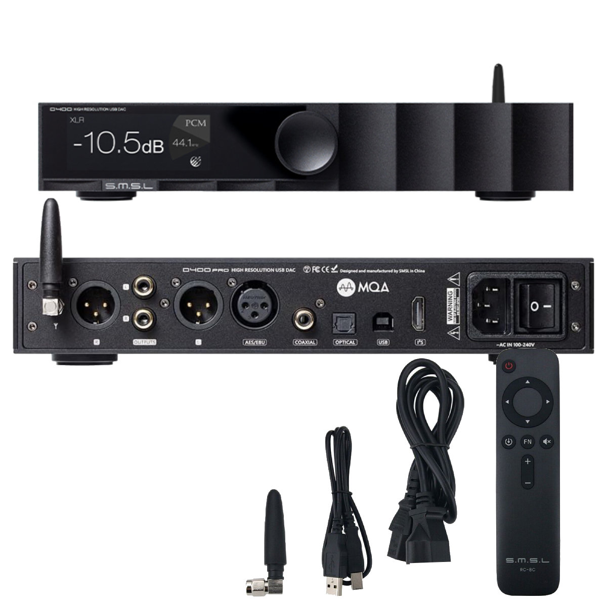 SMSL D400 Pro DAC audio USB Hi-Res czarny - Inna marka | Sklep EMPIK.COM