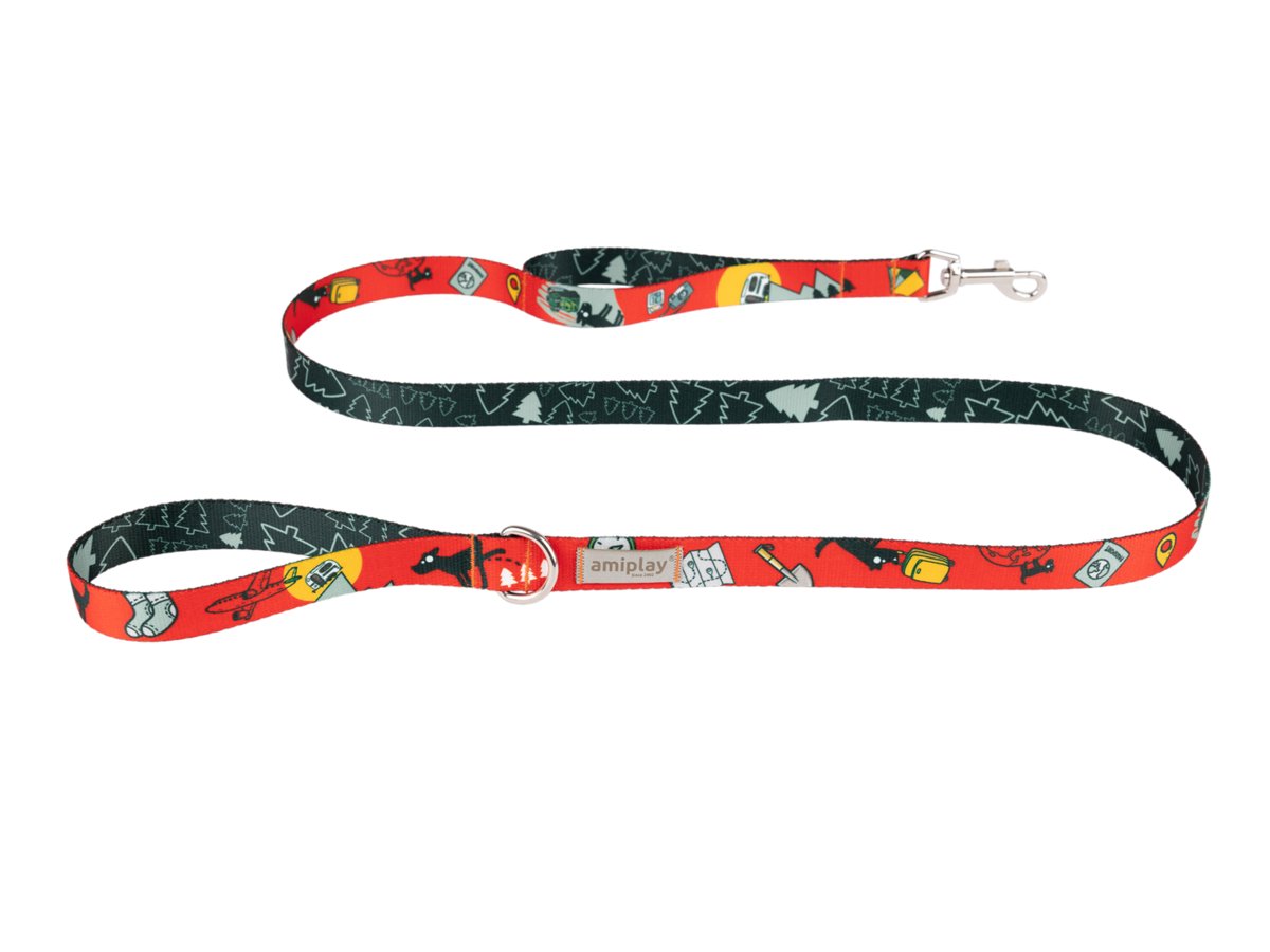 Smycz amik l 150 x 2,5cm traveldog. - Amiplay | Sklep EMPIK.COM