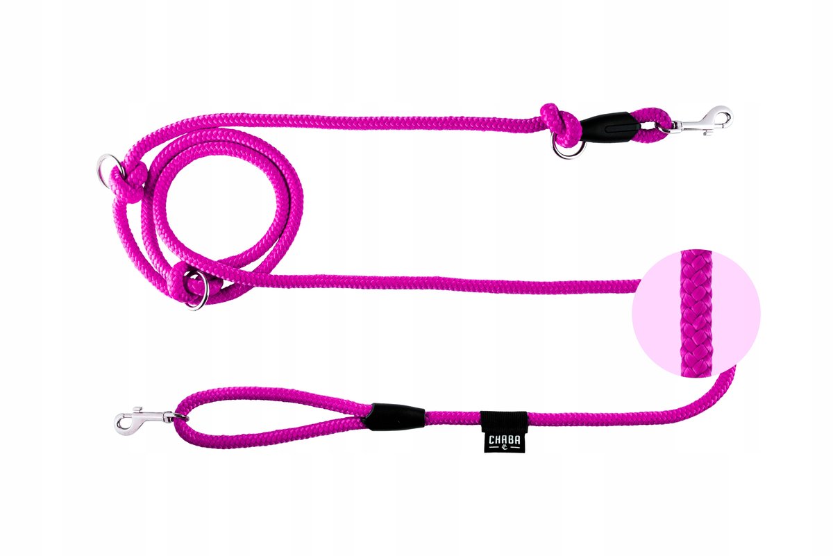 Smycz dla Dużego Psa Mocna Gruba Linka Przepinana Regulowana 2,6M/1,4CM - Chaba | Sklep EMPIK.COM