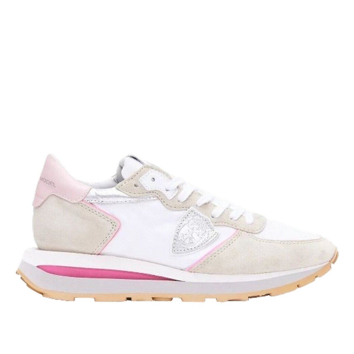 sneaker donna philippe model - tropez haute low woman - rosa - Inna ...
