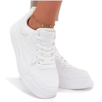 Sneakersy Damskie Na Platformie Big Star SS274590 HI-POLY SYSTEM Białe ...