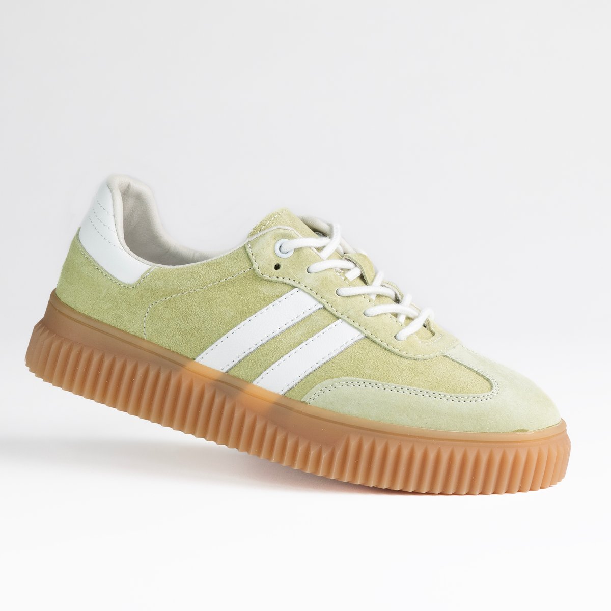 Sneakersy damskie trampki skóra GOODIN GD-XF-199 platforma pistacja 37 ...