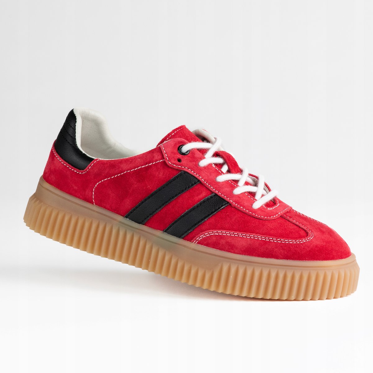 Sneakersy damskie trampki skóra zamsz GOODIN GD-XF-199 platforma ...