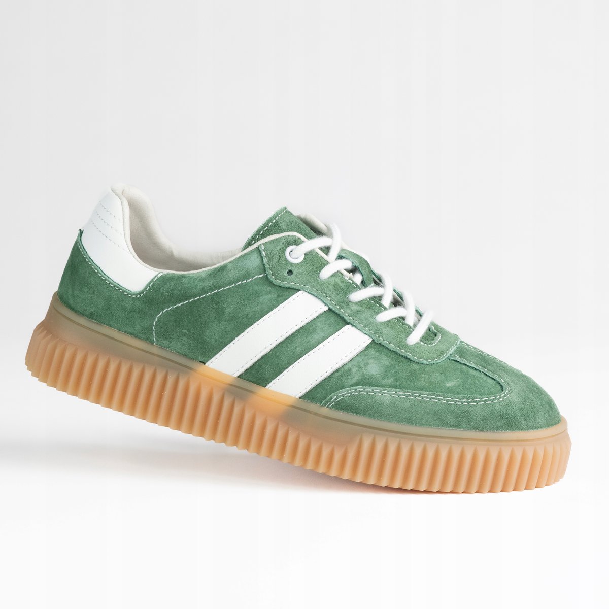 Sneakersy damskie trampki skóra zamsz GOODIN GD-XF-199 platforma ...