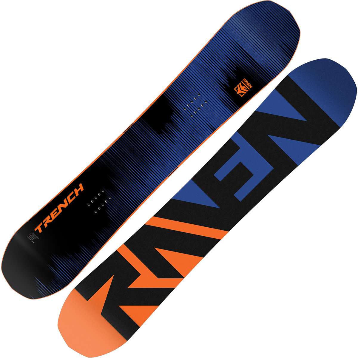 Snowboard RAVEN Trench Carbon Navy/Orange 162cm Wide - Raven | Sport ...