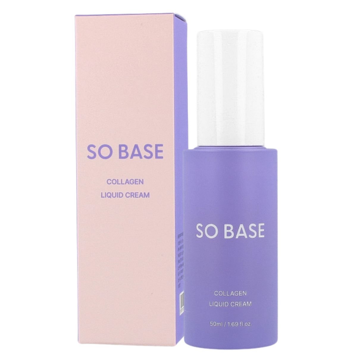 SO BASE Collagen Liquid Cream 50 ml - Krem do twarzy w formie nawilżającej mgiełki z kolagenem ...