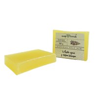 Soap&Friends, Mydło Szare z Olejem Lnianym, 130g | Sklep EMPIK.COM