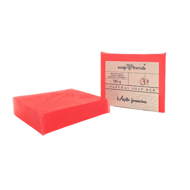 Soap&Friends, Mydło Żurawina, 130g | Sklep EMPIK.COM