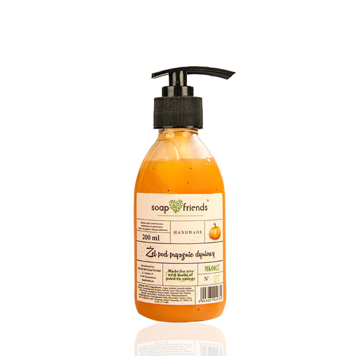 Soap&Friends, Żel Pod Prysznic Dyniowy, 200 Ml | Sklep EMPIK.COM