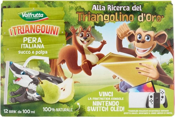 Soczki gruszkowe I Triangolini Pera 12x 100ml - Valfrutta - Valfrutta ...