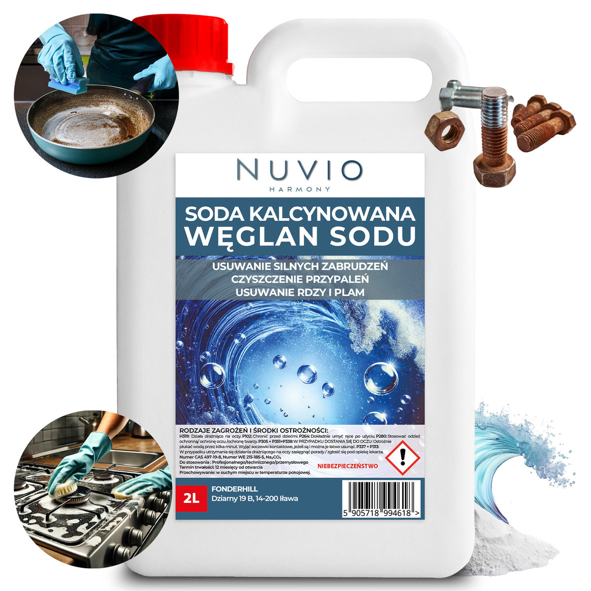 SODA KALCYNOWANA 2L WĘGLAN SODU Nuvio - NUVIO | Sklep EMPIK.COM