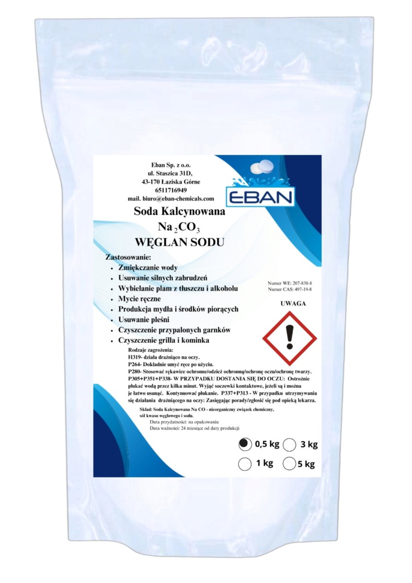 Soda Kalcynowana Węglan Sodu 0,5 kg do prania - PRODUCENT | Sklep EMPIK.COM