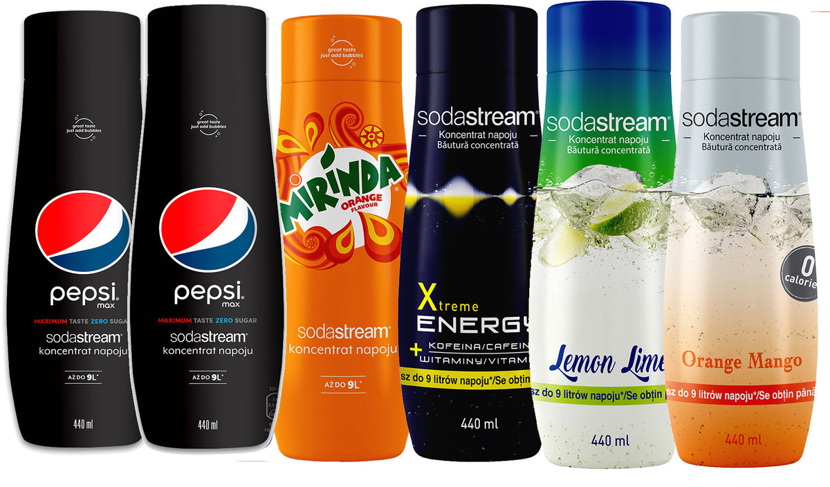 Sodastream syropy do saturatora zestaw smaków - SodaStream | AGD Sklep ...