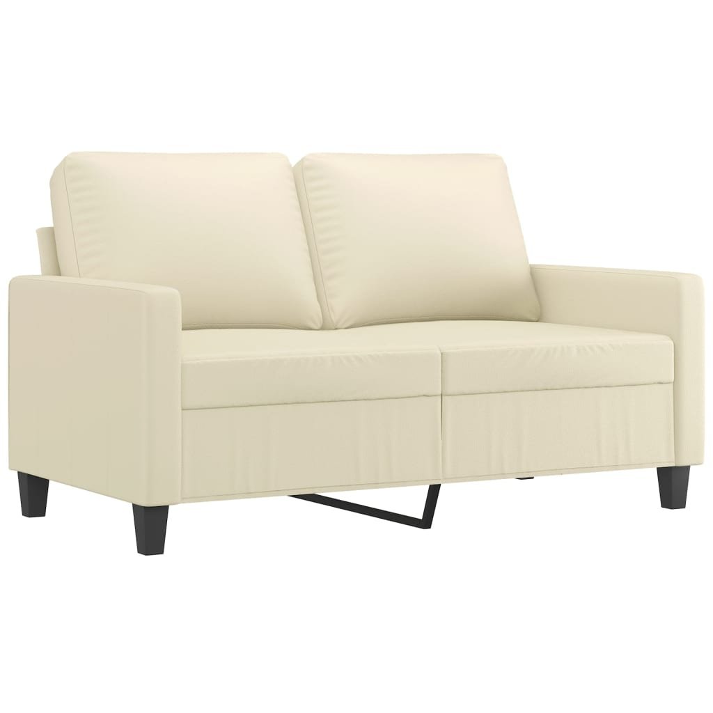 Sofa 2-osobowa kremowa 138x77x80 cm - Zakito Europe | Sklep EMPIK.COM