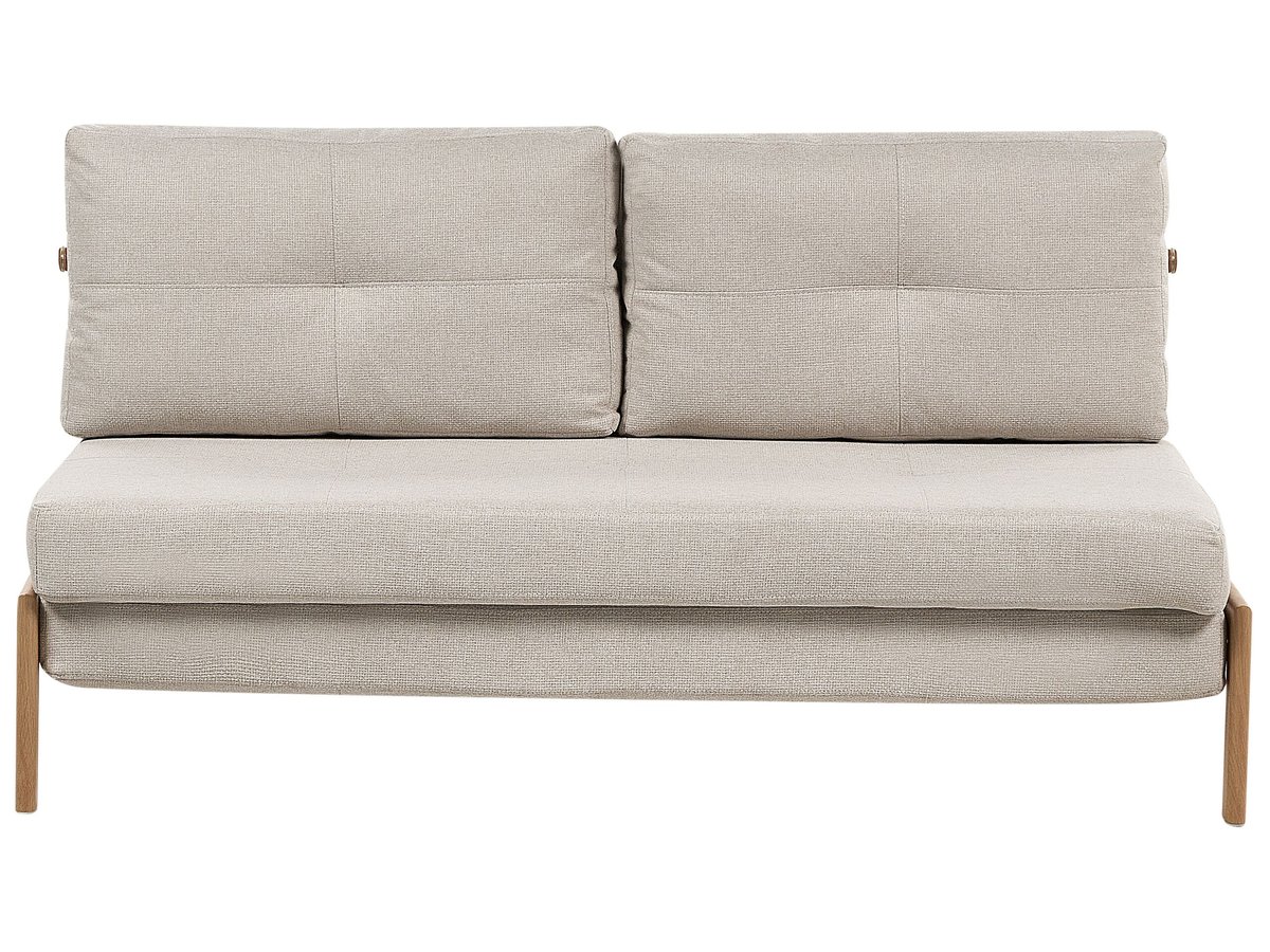 Sofa rozkładana beżowa EDLAND - Beliani | Sklep EMPIK.COM