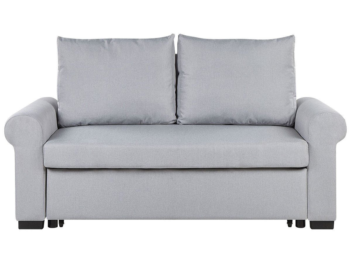 Sofa rozkładana jasnoszara SILDA - Beliani | Sklep EMPIK.COM