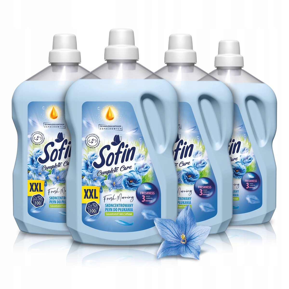 SOFIN Płyn do Płukania Tkanin Fresh Morning 4x2,5l 400 prań - Global ...