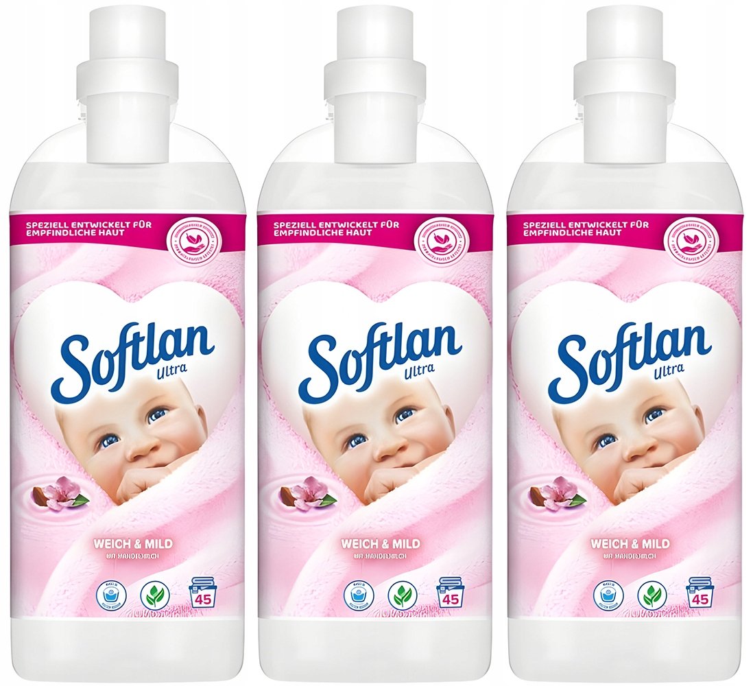 Softlan Płyn Do Płukania Weich Mild Biały 1L X3 - Softlan | Sklep EMPIK.COM