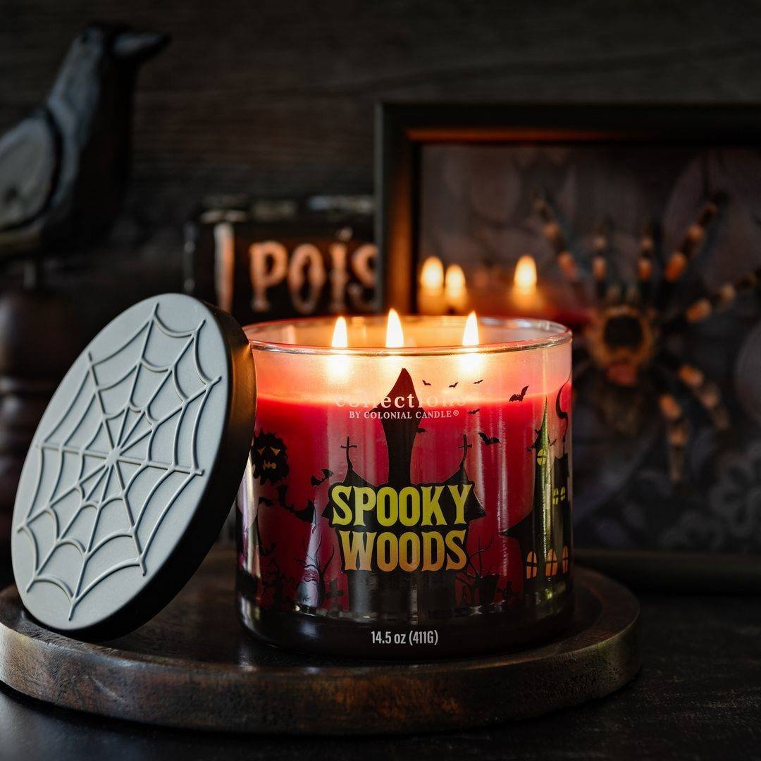 Sojowa świeca zapachowa 3 knoty w szkle Colonial Candle 411 g Spooky Woods - Inna marka | Sklep ...