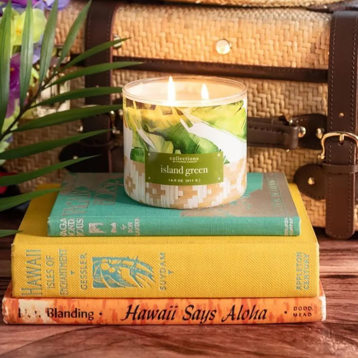 Sojowa świeca zapachowa w szkle 3 knoty Colonial Candle Tropical Collection 411 g - Tropikalna ...