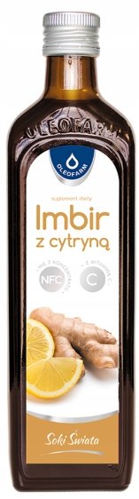 Sok Imbir Z Cytryną Witamina C Nfc Oleofarm 490Ml - Oleofarm | Sklep ...