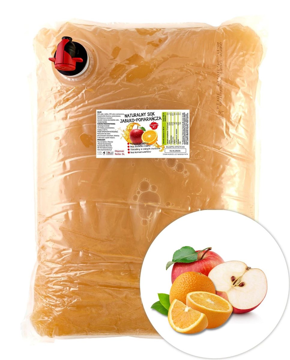 Sok Jabłko-Pomarańcza 5l - Tłocznia Szymanowice | Sklep EMPIK.COM
