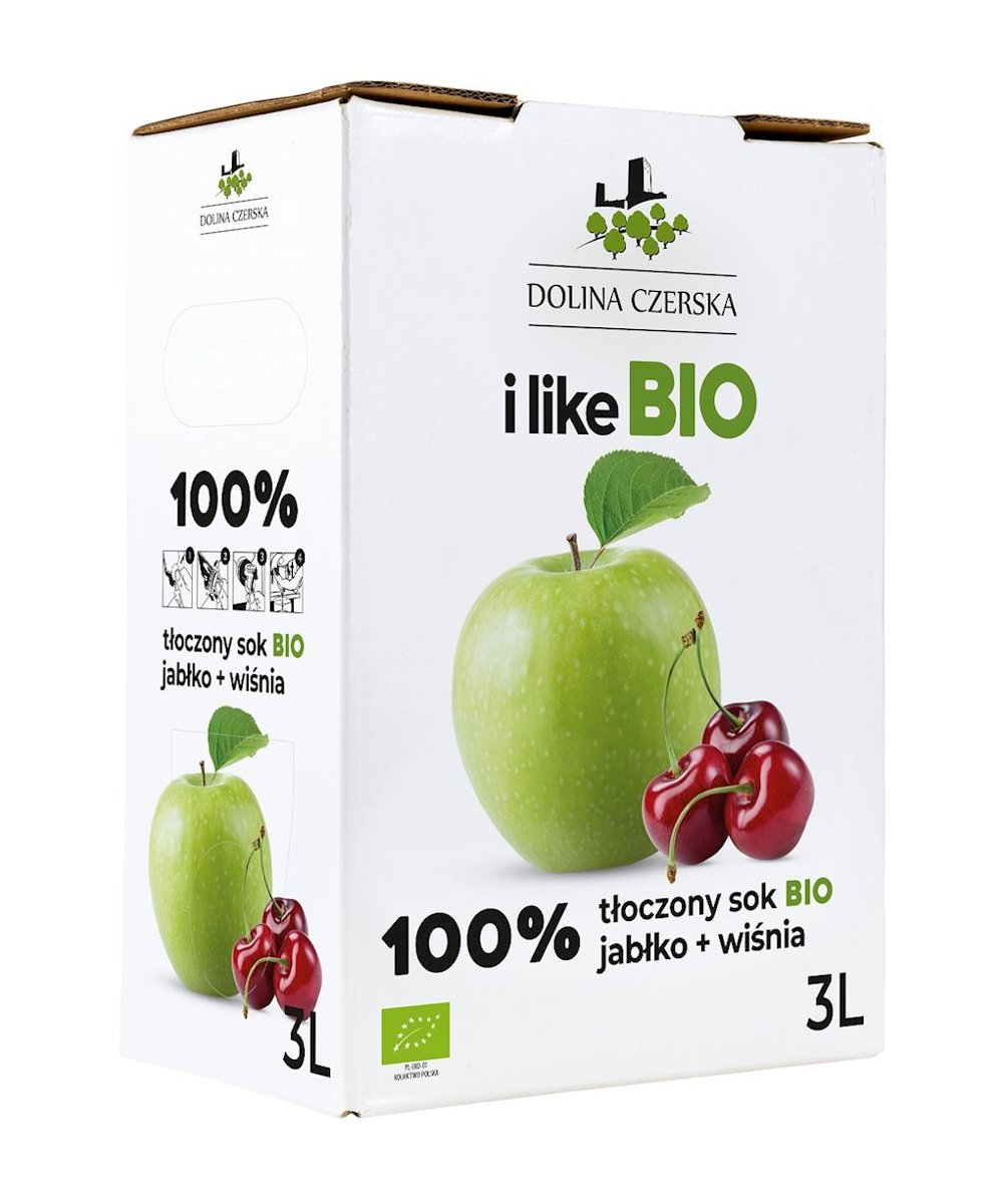 Sok Jabłkowo - Wiśniowy Nfc Bio 3 L - Dolina Czerska - DOLINA CZERSKA ...