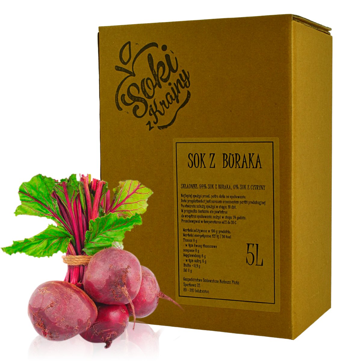 Sok z buraka 100% 5l NFC naturalny buraczany tłoczony z buraka - Inny ...