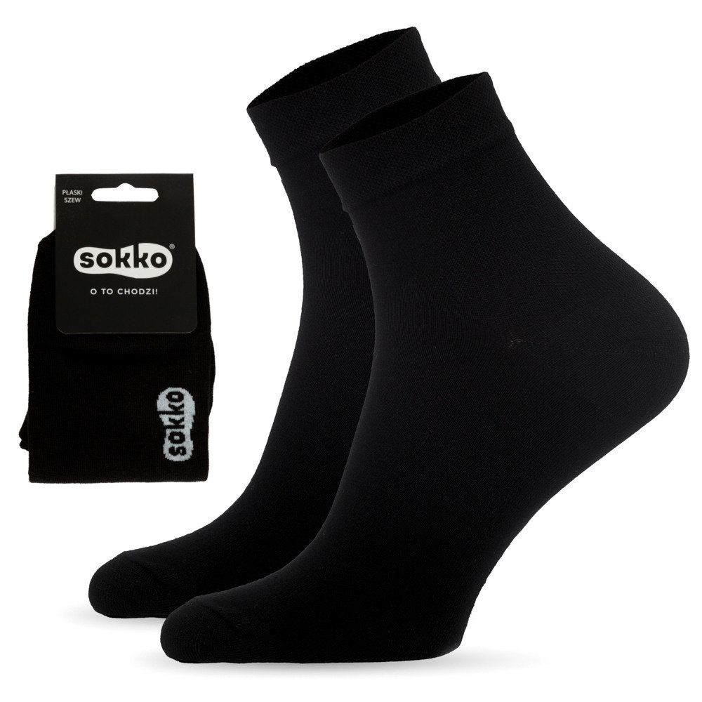 SOKKO SKARPETKI MĘSKIE BAMBUSOWE 3/4 ZA KOSTKĘ - SM-S62-CZA-42-44 ...