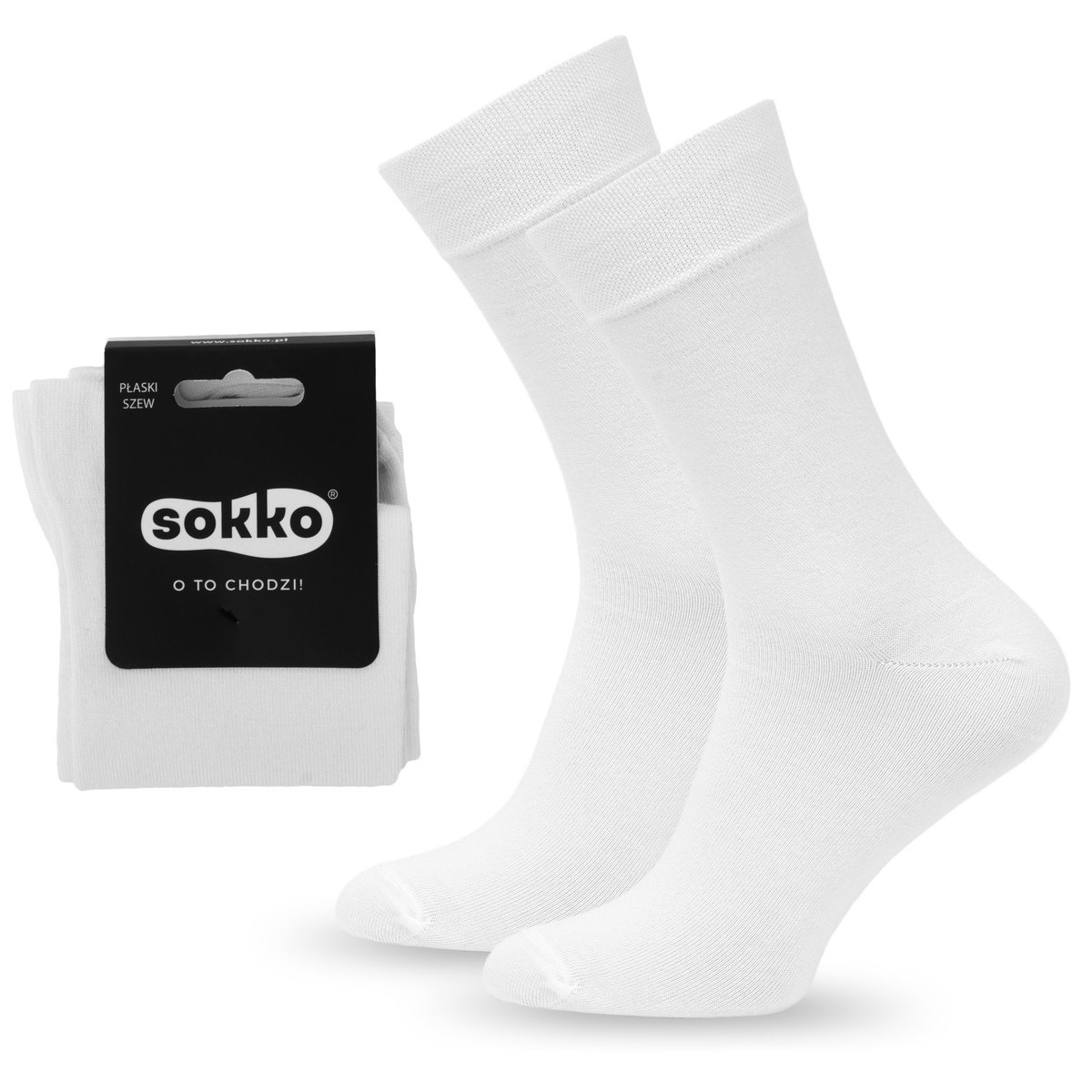 SOKKO SKARPETKI MĘSKIE DŁUGIE BIAŁE BAMBUSOWE 39-41 - SM-S60-BIA-39-41 ...