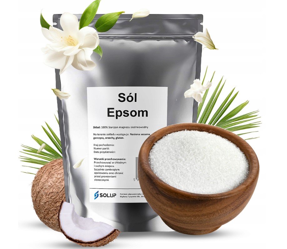 Sól epsom Naturalny Koszyk Solup 1kg | Sklep EMPIK.COM