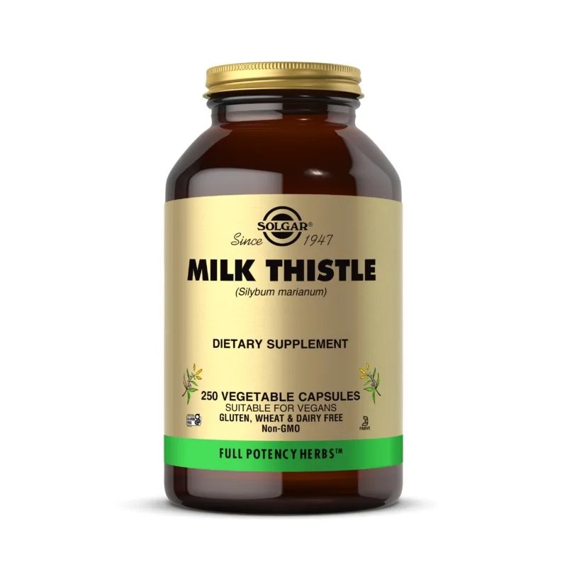 SOLGAR Milk Thistle - Ostropest Plamisty (250 kaps.) | Sklep EMPIK.COM