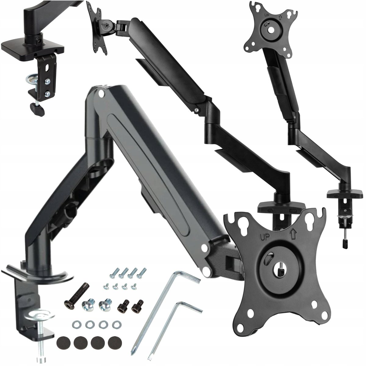 SOLIDNY REGULOWANY BIURKOWY UCHWYT NA MONITOR 10-32' CALI WIESZAK VESA 9KG - Blow | Sklep EMPIK.COM