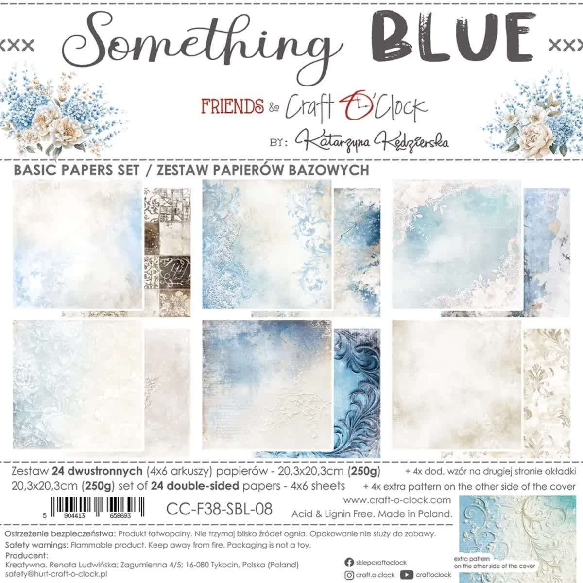 Something Blue – Zestaw Papierów 20X20Cm – Basic – Craft O’Clock ...