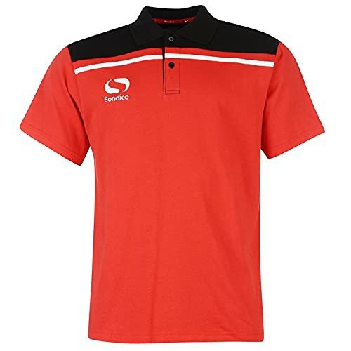 Sondico Precision Polo - Youth (9-10 (MB)) (Red/Black) - | Muzyka Sklep ...