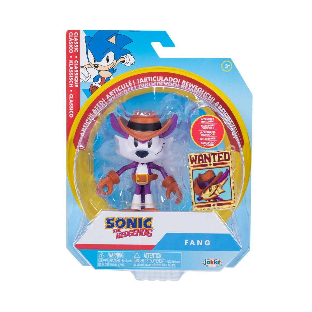 SONIC THE HEDGEHOG - Figurka przegubowa 10,2 cm - Postać Fang - Inna ...