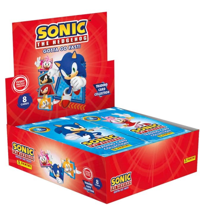 Sonic The Hedgehog - Gotta Go Fast! - Trading Cards Flow Packs Display ...