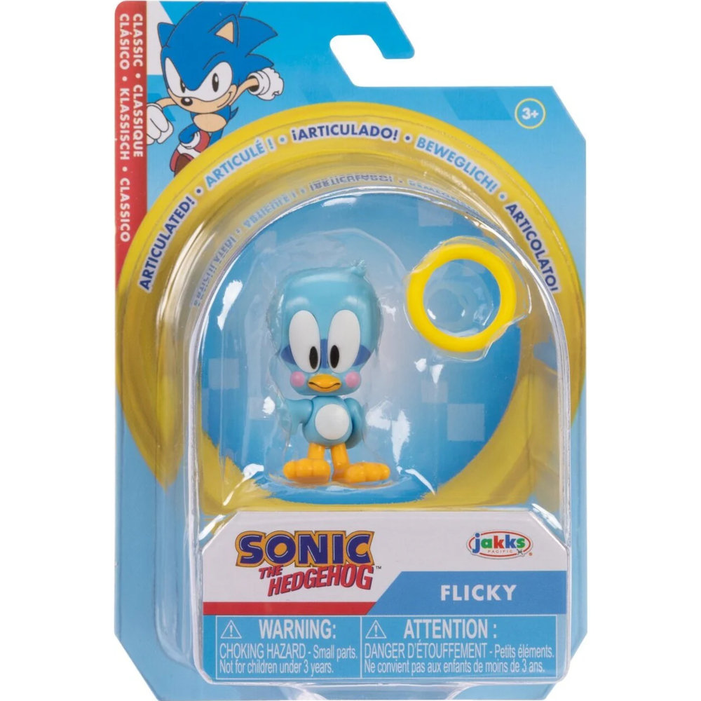 SONIC THE HEDGEHOG JAKKS PACIFIC ORYGINALNA RUCHOMA FIGURKA CLASSIC ...