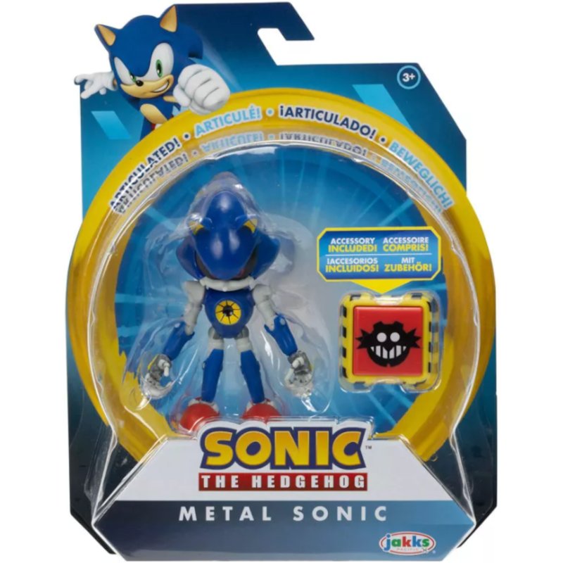 Sonic The Hedgehog Jakks Pacific Ruchoma Figurka Metal Sonic + Trap ...