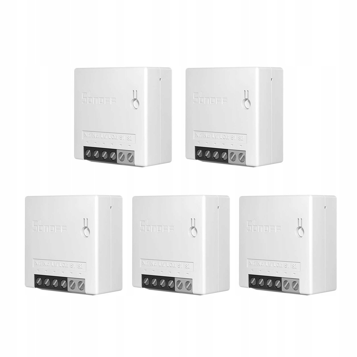 SONOFF MINI R2 inteligentny włącznik światła 2-drożny Wi-Fi 5 sztuk ...