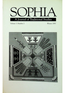 Sophia a journal of traditional studies tom III - Opracowanie zbiorowe ...