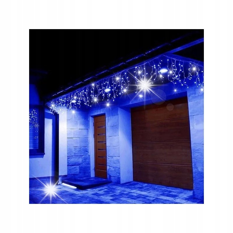SOPLE 300 LED LAMPKI ZEWNĘTRZNE IP44 STAŁE + FLASH KURTYNA GIRLANDA ...