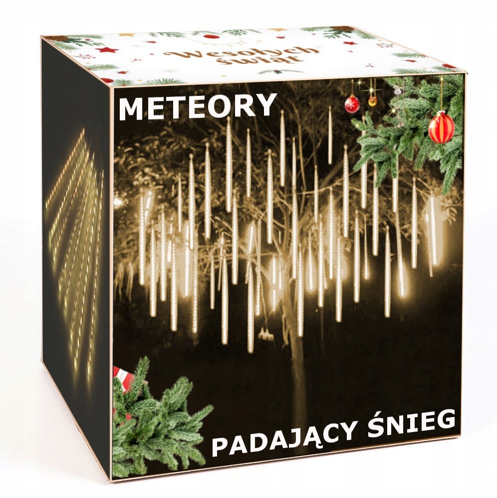 SOPLE METEORY LED LAMPKI PADAJĄCY ŚNIEG 50cm IP44 - Focla | Sklep EMPIK.COM