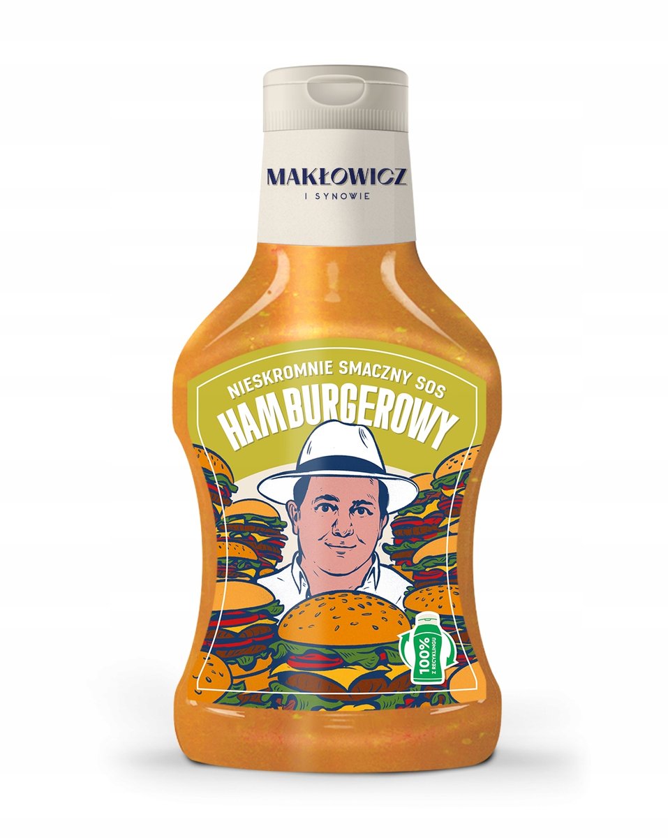 SOS HAMBURGEROWY MAKŁOWICZ I SYNOWIE 330G DO BURGERÓW HOTDOGÓW ...