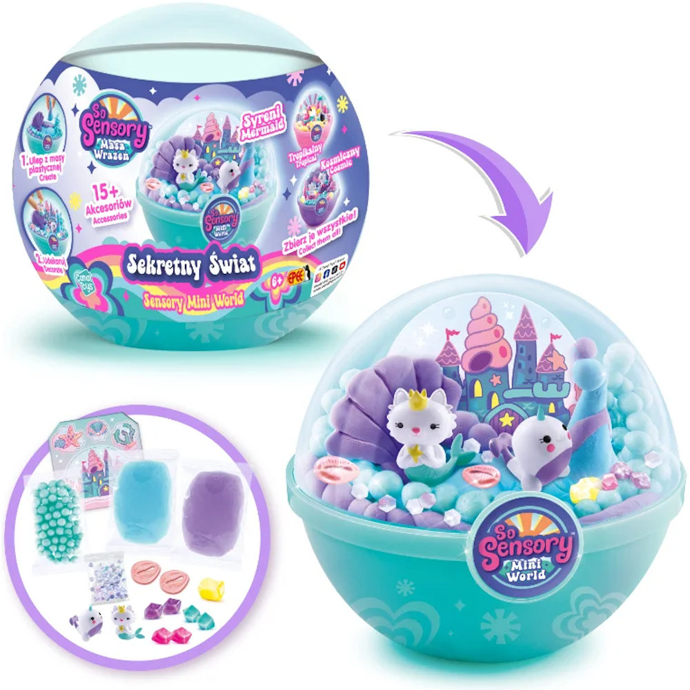 Sosensory Masa Wrażeń Epee Sensory Mini World Sekretny Świat Syreni ...