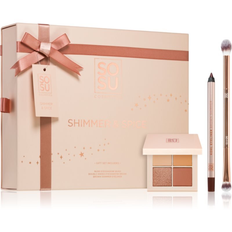 SOSU Cosmetics Shimmer & Spice zestaw upominkowy (do oczu) | Sklep EMPIK.COM